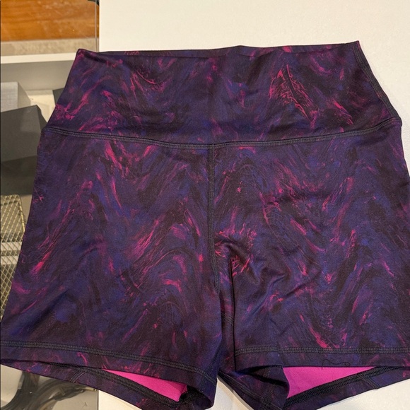 Fleo | Shorts | Fleo Womens Athletic Shorts In Purple And Pink Swirl ...
